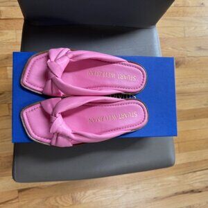 Stuart Weitzman | Shoes | Stuart Weitzman Playa Knot Slide Sandals ...